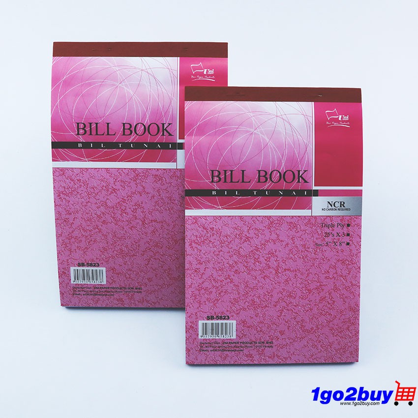 [Uni Paper] Cash Bill Book/Cash Bill Book 25's x 3Ncr (SB-5823 ...