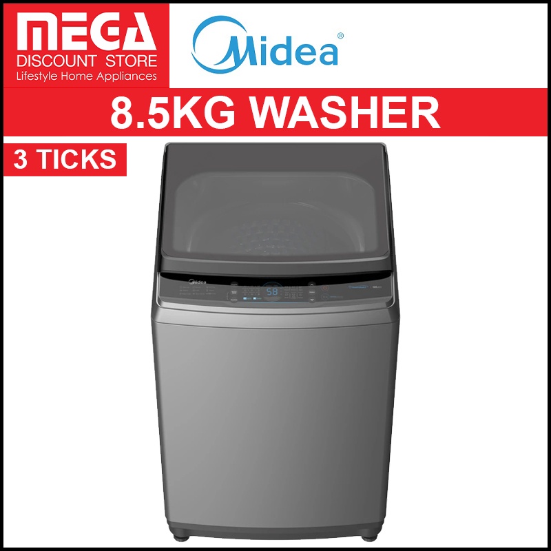 MIDEA MA200W85 8.5KG TOP LOAD WASHER (3 TICKS) | Shopee Singapore