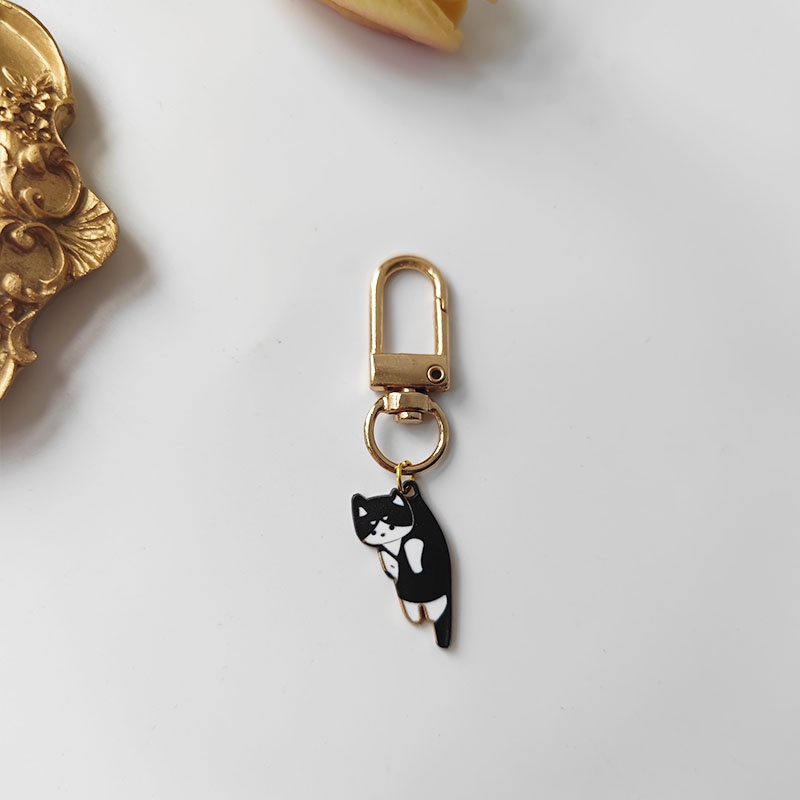 Key chains Hanging Cat Key Chain Cute Pendant Mobile Phone Decoration ...