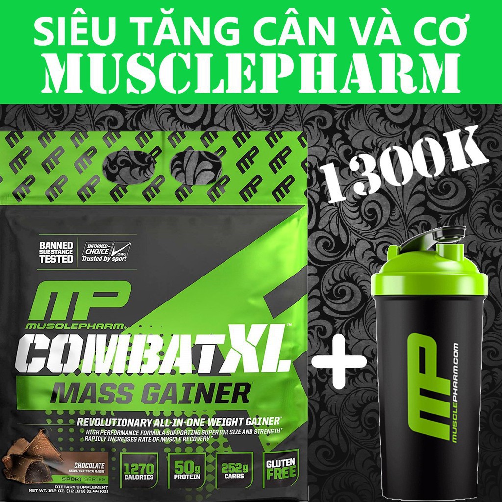 Musclepharm Combat Mass Gainer 12Lbs 5 4Kg Fast Weight and Muscle Gain ...