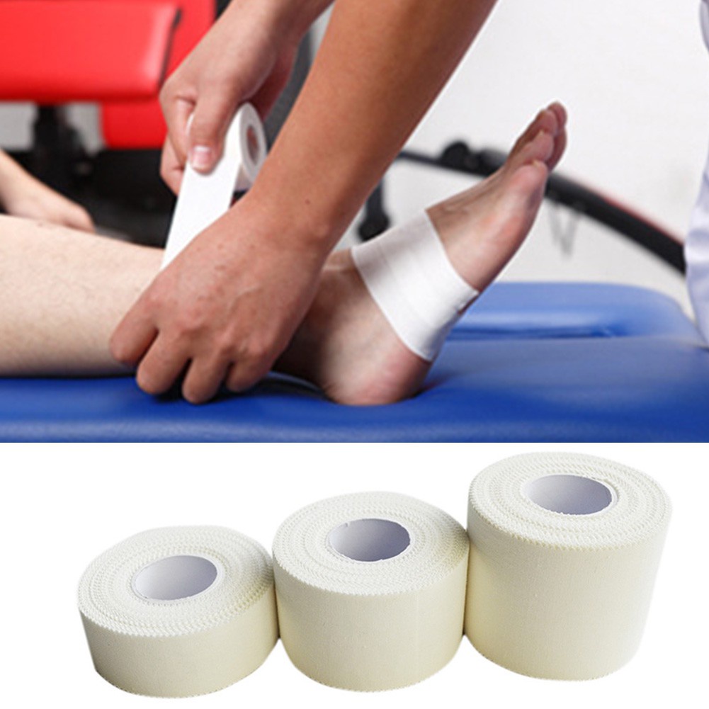 White Athletic Sports Tape Strapping/Rigid Sawtooth shape Tape Muscle ...