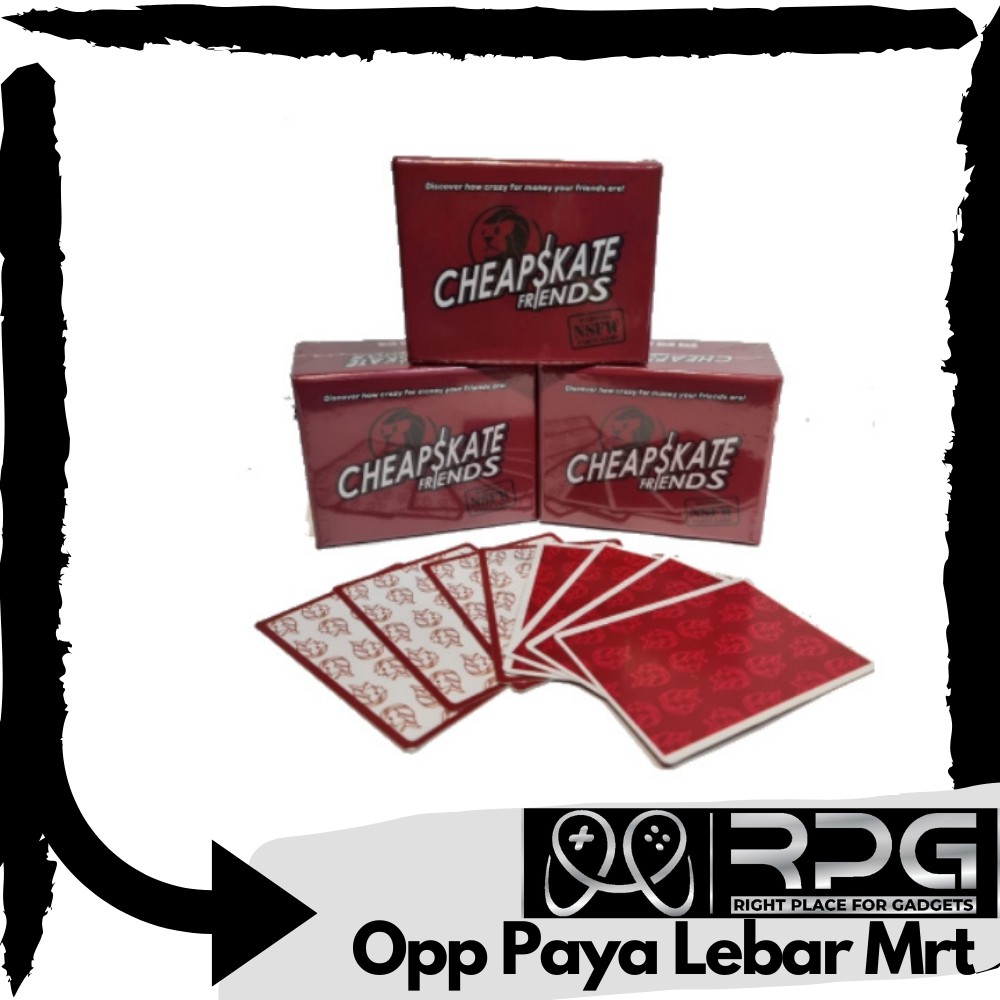 CheapSkate Friends Card Game (Sg version of Cards Against Humanity ...