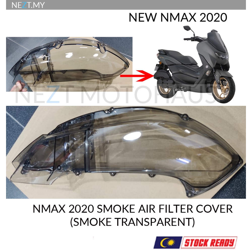 NEW Yamaha NMAX V2 2020 Air Filter Box Cover Smoke / Transparent ...