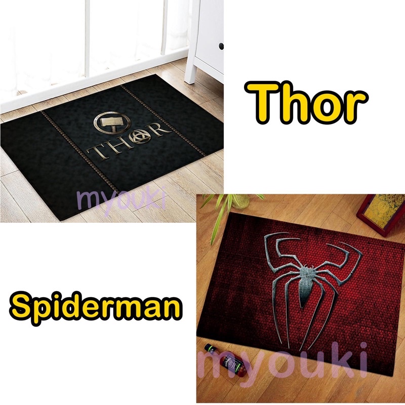 SPIDERMAN SUPERHEROES Floormat / Doormat/ Anti Slip Rug (ENDGAME ...