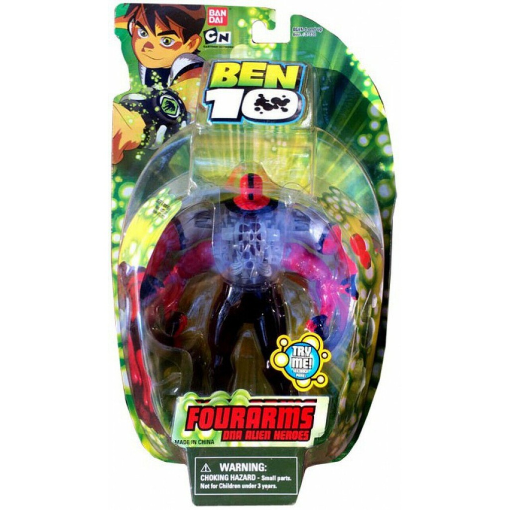 Ben 10 DNA Alien Heroes Four Arms 6 inches Action Figure MOC RARE ...