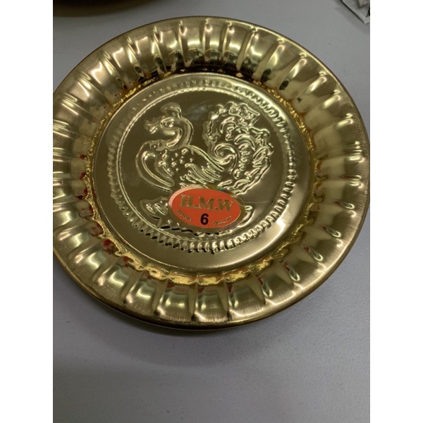 Annam Brass Plate 5.5 inch (Quite thick plate) | Shopee Singapore