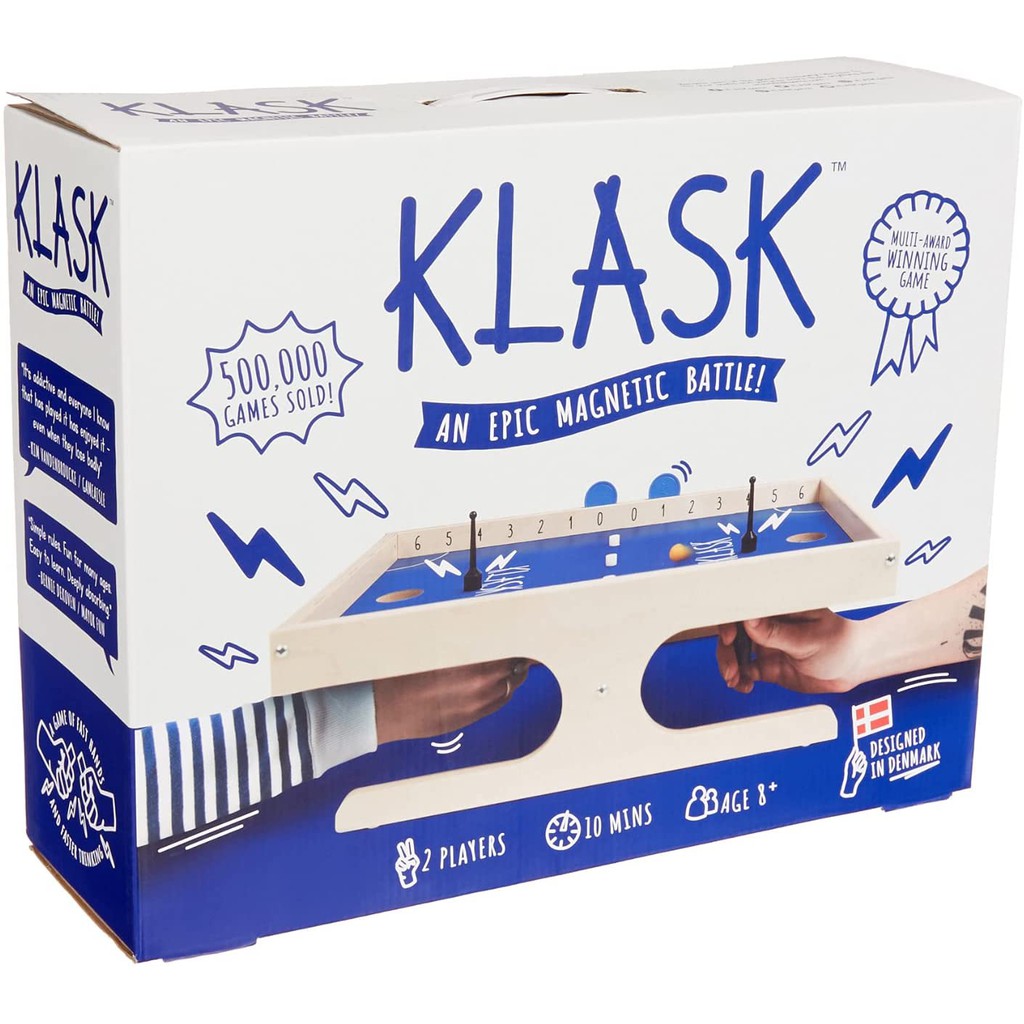 KLASK: The Magnetic Award-Winning Party Game of Skill That's Half ...