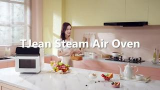 TJean 1550W Multifunctional Smart Household Visual Steam Oven Air Fryer ...