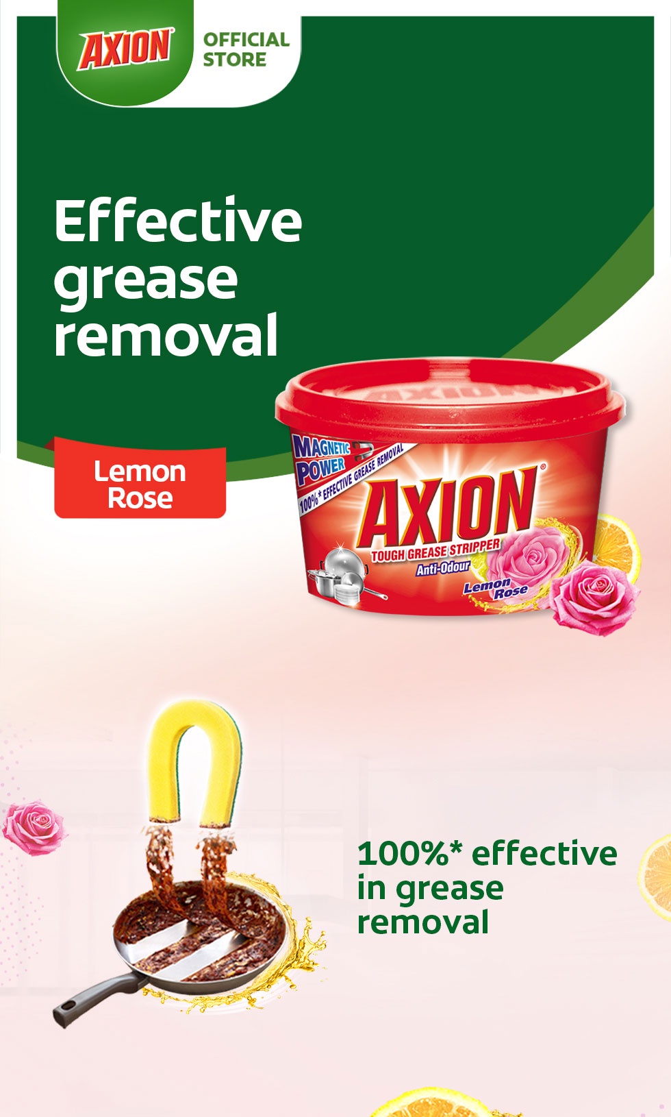 Axion Anti-Odour Dishwashing Paste 700g | Shopee Singapore