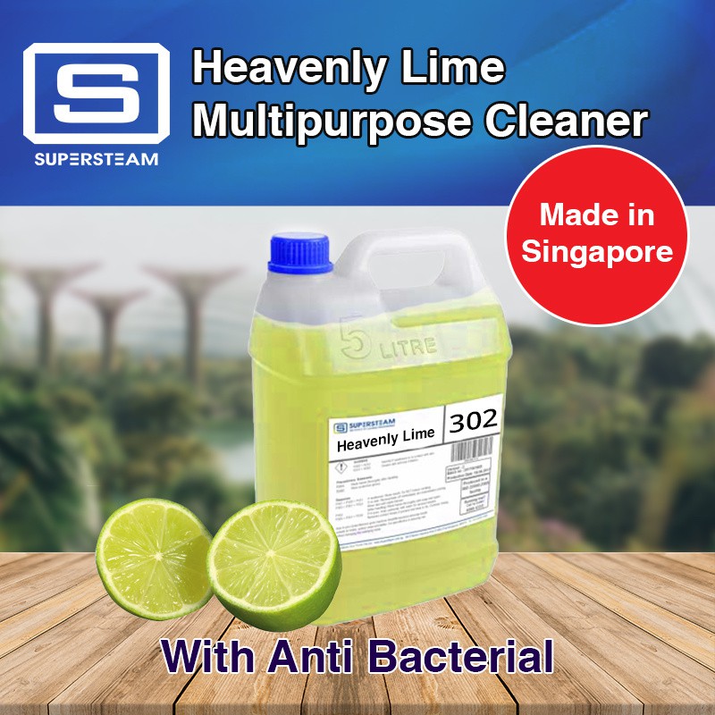 5L Supersteam Heavenly Lime Premium Multipurpose Cleaner | Shopee Singapore