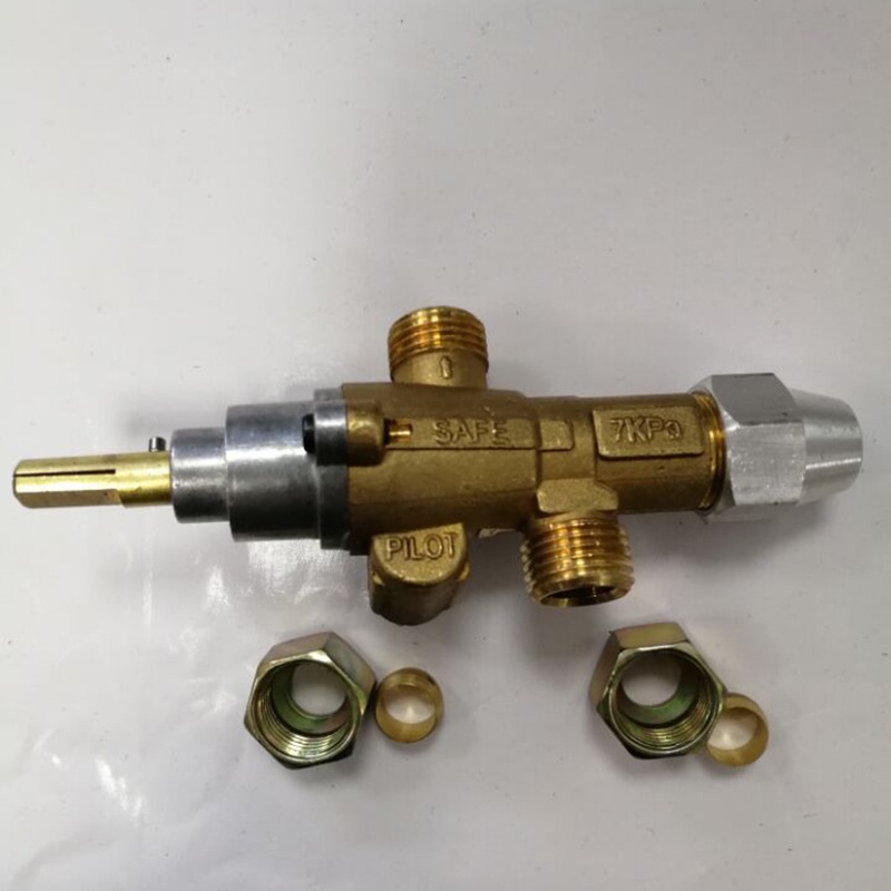 Appliance Flam Failure Cooking Gas / Catering Equipment Valve With Nuts ...