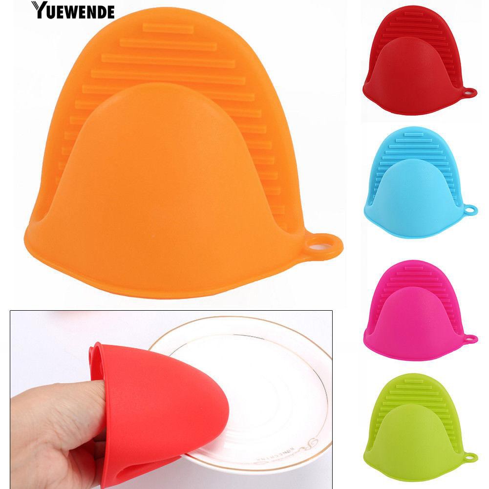Yue Kitchen Heat Resistant Silicone Oven Pot Dish Glove Hand Cover ...