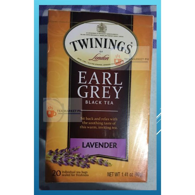Twinings Earl Grey Lavender Black Tea (20 Tea Bags) | Shopee Singapore