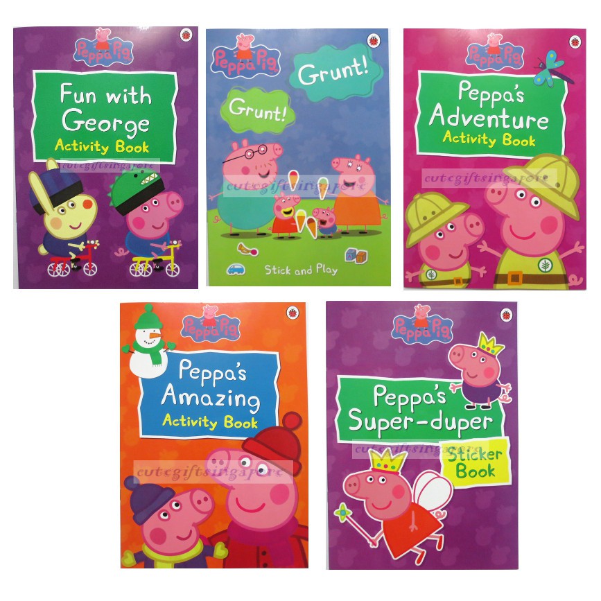 Peppa Pig activity book sticker book puzzle book educational book ...