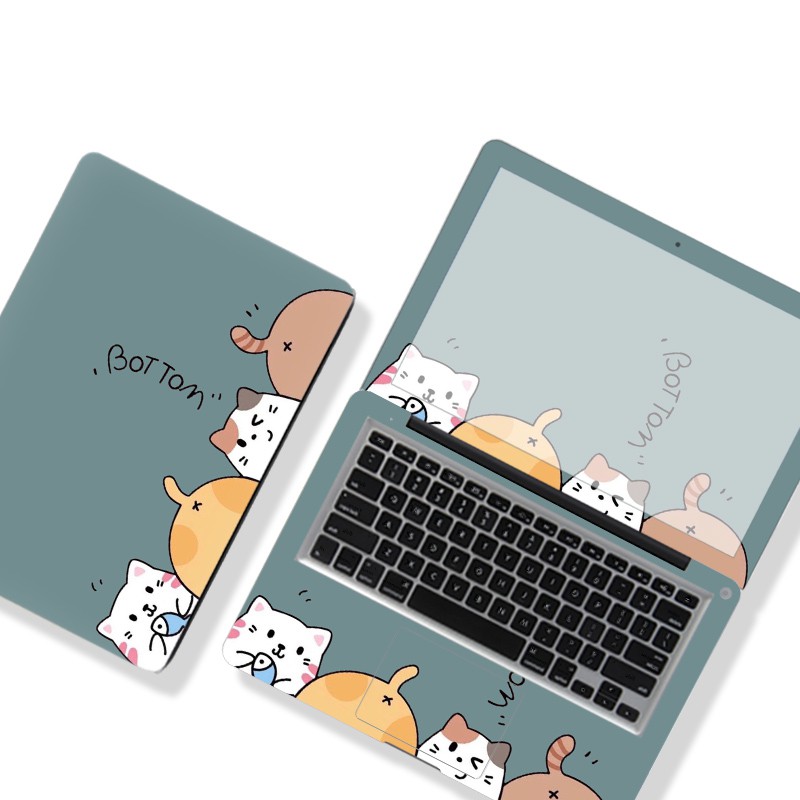 Universal DIY Lovely Cartoon Laptop Skin Waterproof Dustproof Oilproof ...
