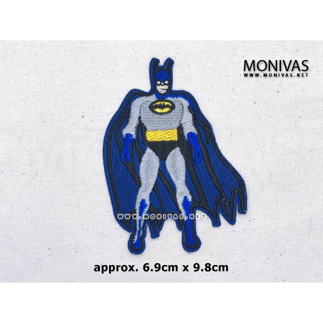 Classic Batman Iron On Patch DIY Superhero Embroidery Applique ...