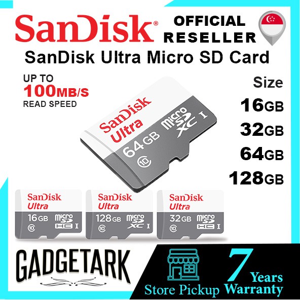 [SG] SanDisk Ultra Micro SD Card 32GB | 64GB | 128GB | 256GB MicroSD ...