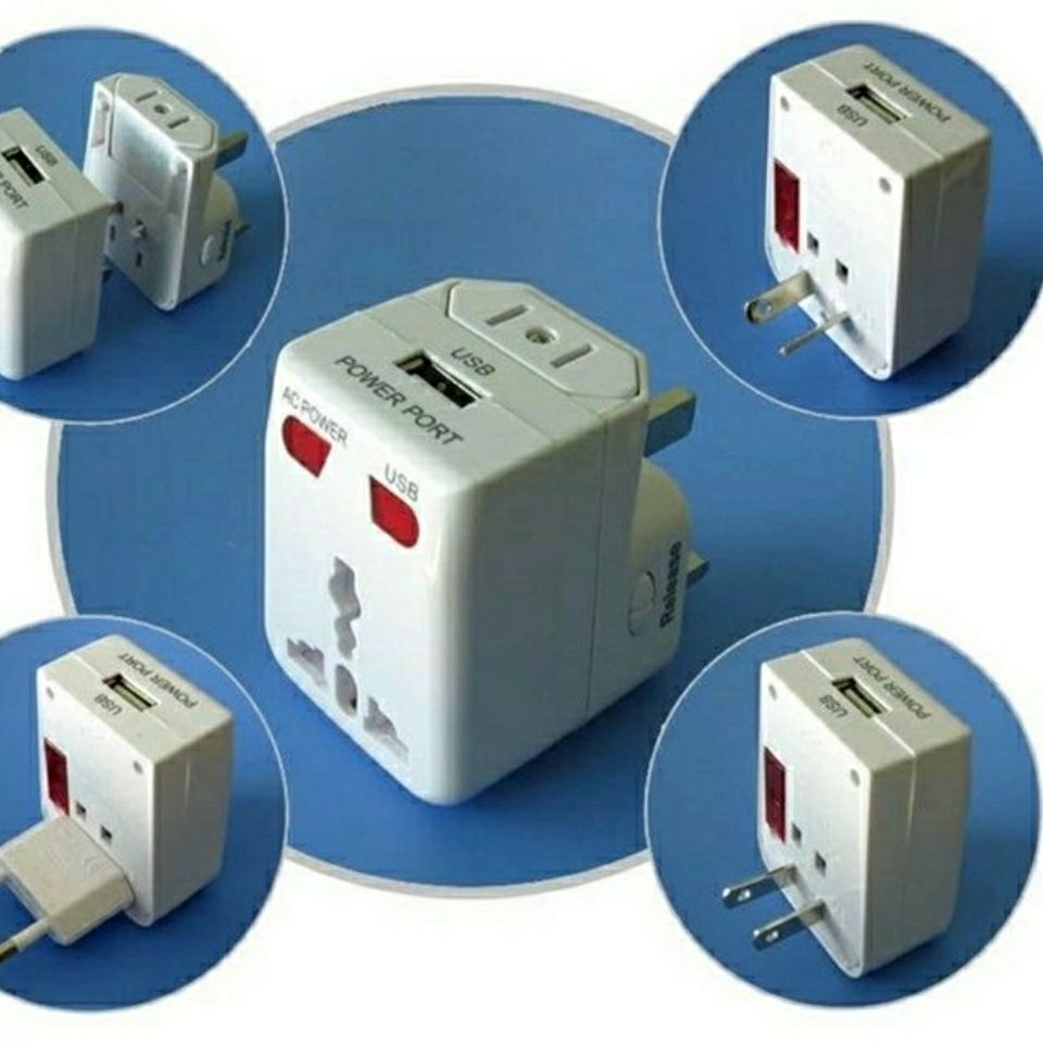 Universal Travel Adapter Multisocket Plug(All In One) | Shopee Singapore