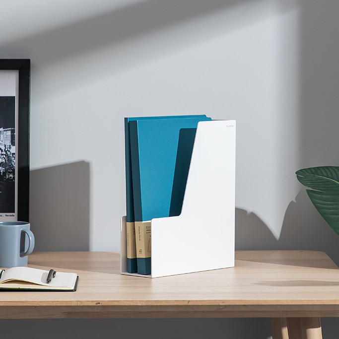 （local Sg）deli Magazine Holder File Book Holder Desktop Organizer