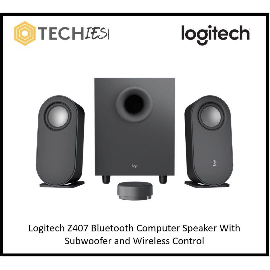 Logitech Z407 2.1 Bluetooth Computer Speaker with Subwoofer and ...