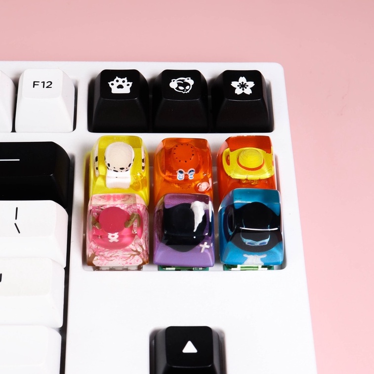 One Piece Luffy Keycaps, One Piece Hat Odd Keyboard Buttons | Shopee ...