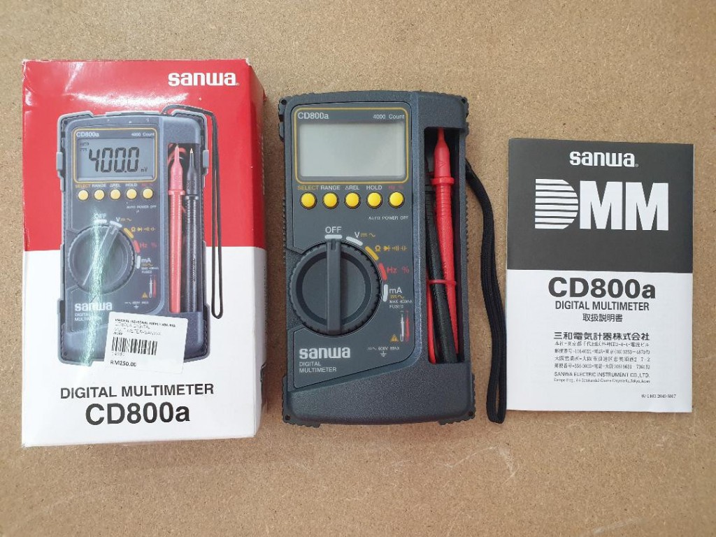 SANWA CD800a Digital Multimeter ( AC / DC ) | Shopee Singapore