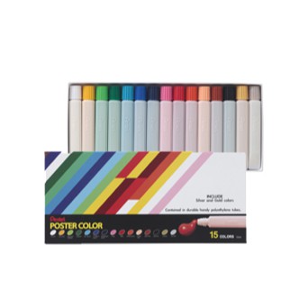 Pentel Poster Colour 12ml (15 Colours) | Shopee Singapore