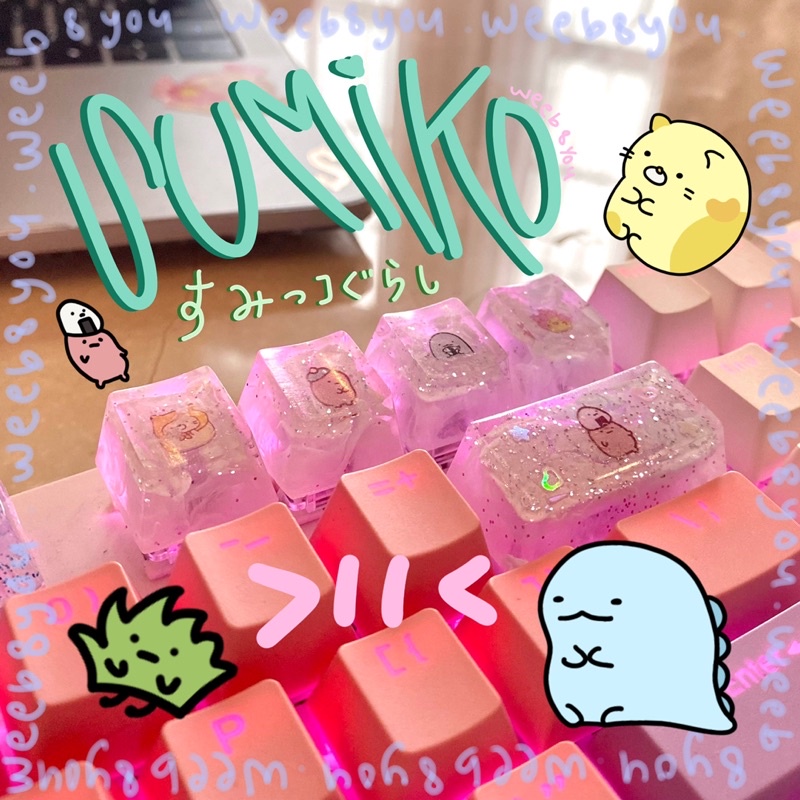 Sumiko Gurashi Keycaps Anime Keycaps Character Japan Kawaii Sumiko ...