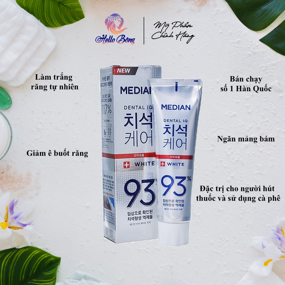 Genuine Median Dental IQ 93% Korean Toothpaste 120g | Shopee Singapore