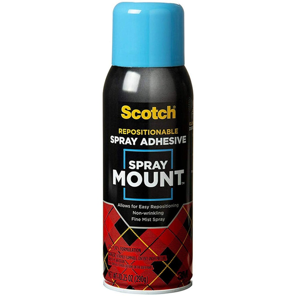 3M Scotch Spray Mount 290g - Repositionable Spray Adhesive | Non ...