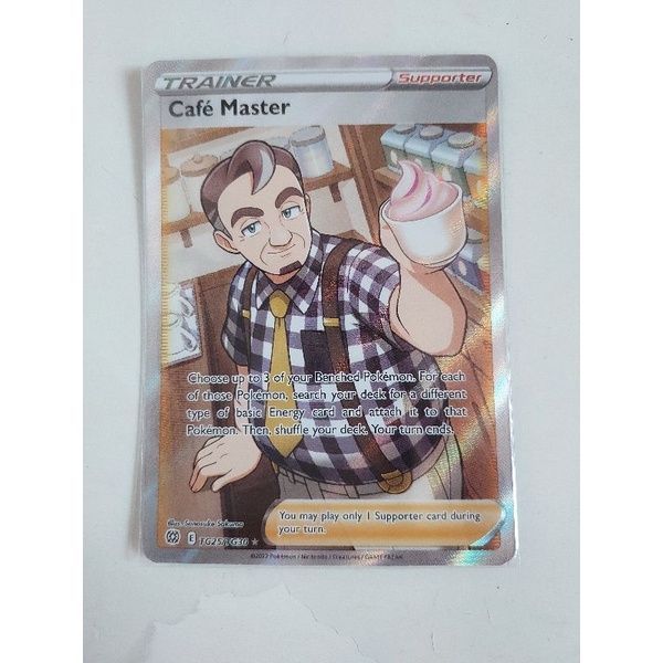 Pokemon cafe master full art trainer supporter brilliant stars card ...
