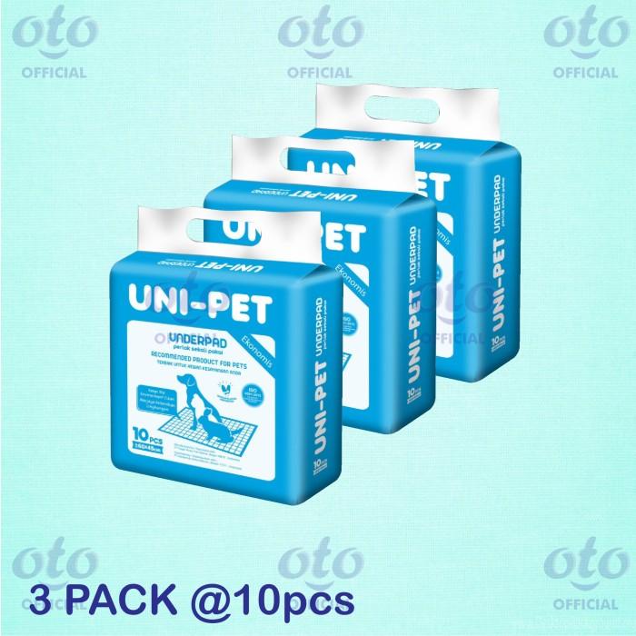 Uni PET Underpad Dog Cat Cage Pads 60x45cm 3 Packs (Contents 30pcs ...