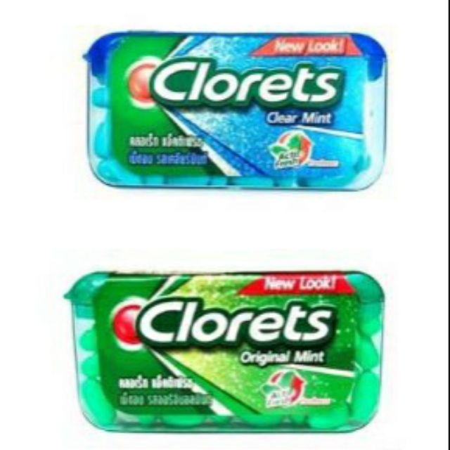 CLORETS (14g x 12pcs) MINT / CLEAR MINT | Shopee Singapore