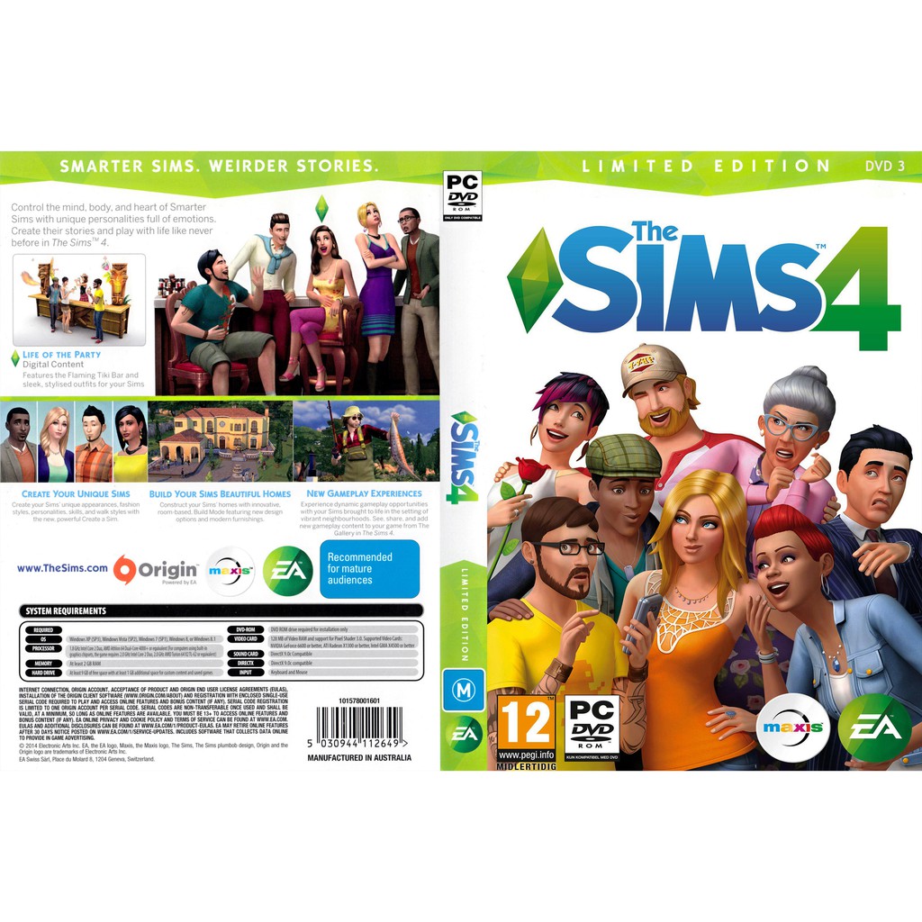 The Sims 4 PC GAME Offline [DVD INSTALLATION] | Shopee Singapore