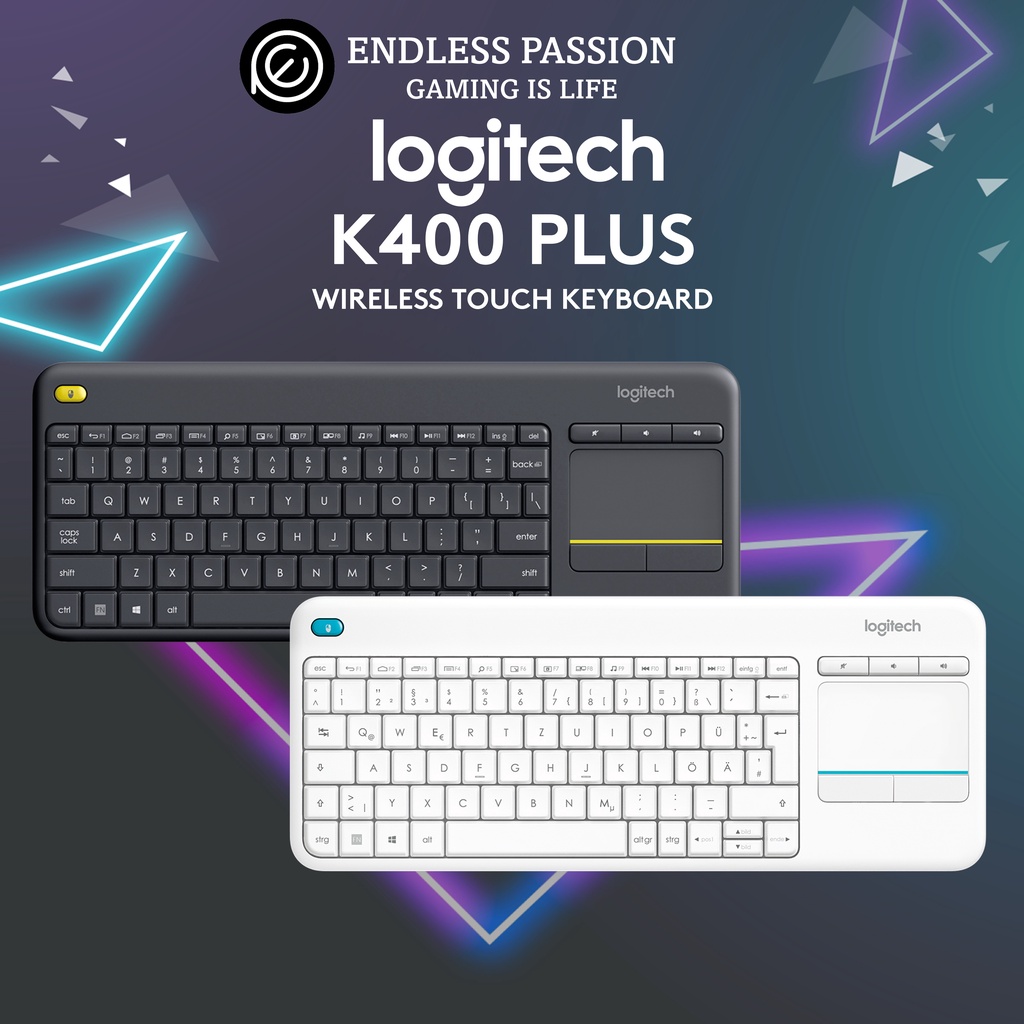 Logitech K400 Plus Wireless Touch Keyboard | Shopee Singapore