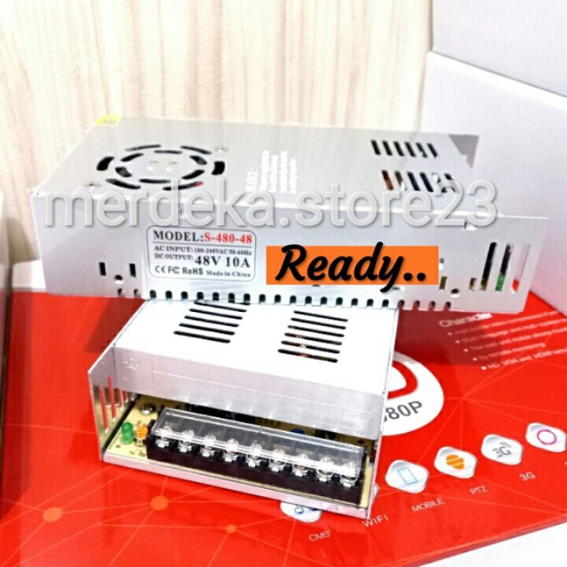 POWER SUPPLY 48V-10A Led LAMP ADAPTOR 48 GOOD TRAVOVOLT Best | Shopee ...