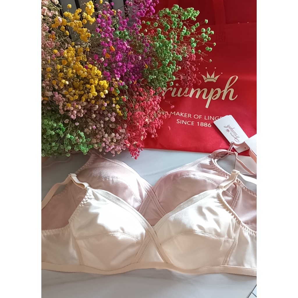 Triumph D151 Bra Is A Rimless, Non-Sucking Shirt 75a,b, 80ab, 85ab, 90b | Shopee Singapore