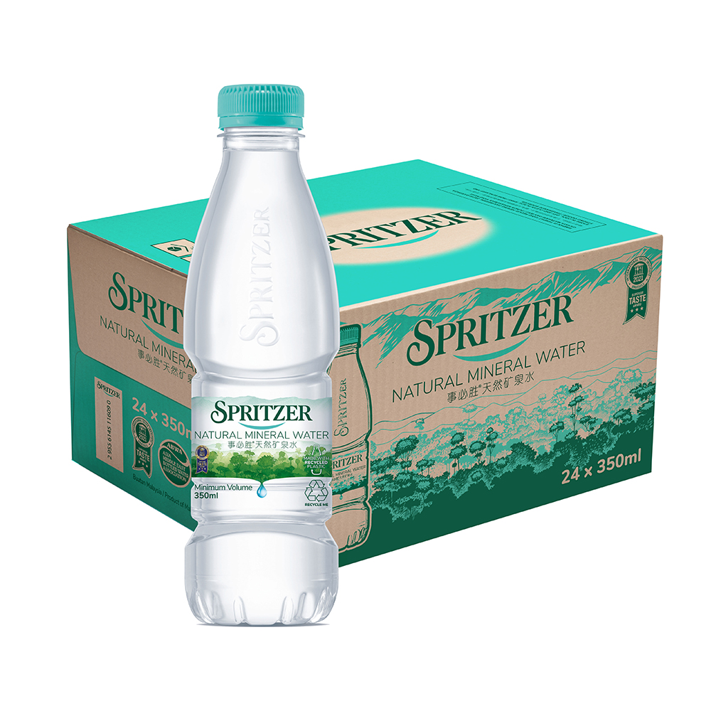 [1 Carton] Spritzer Natural Mineral Water (24x350ml) | Shopee Singapore