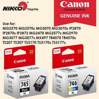 Canon PG-745XL CL-746XL PG 745XL CL 746XL Black Color Ink Cartridge for ...