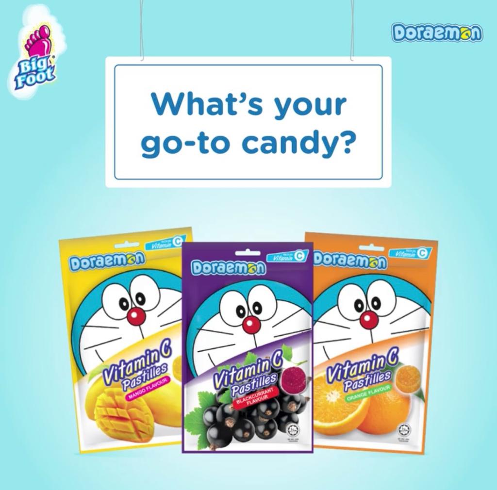 Doraemon Vitamin C Pastilles Blackcurrant Flavour 40g (12 Packs) | Shopee Singapore