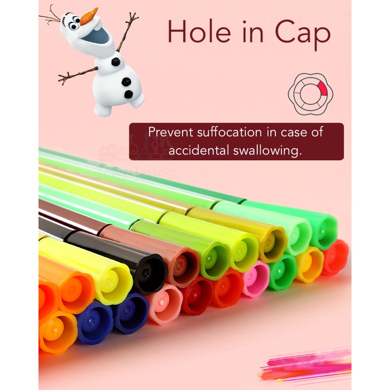 Frozen Washable Magic Pens Licensed Product Kids Marker Pencil Disney ...