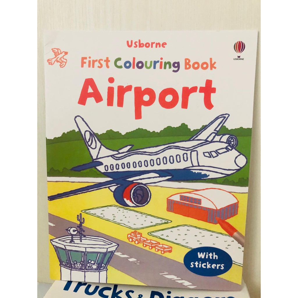 [SG] USBORNE Sticker & Colouring Book Educational Activity Books ...
