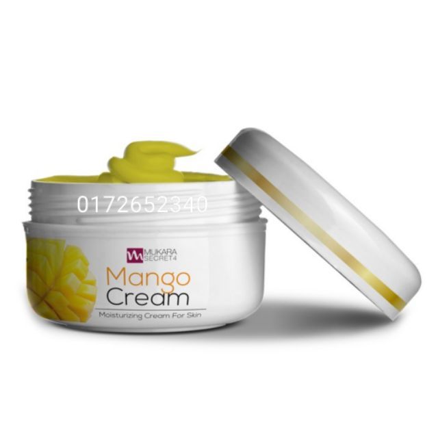 Mukara Secret Mango Cream - Moisturising Cream for Skin (Eczema ...