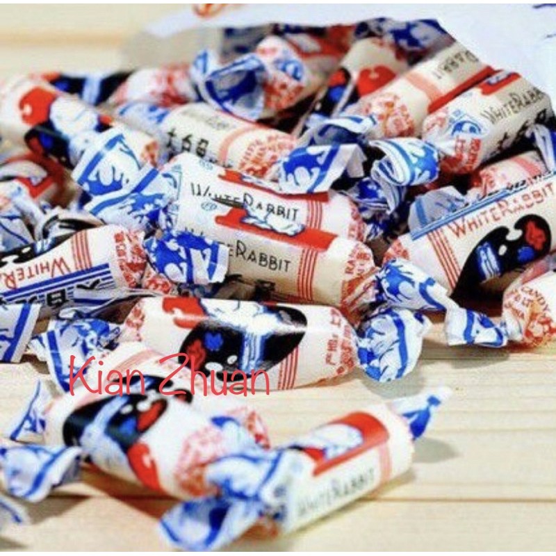 Rabbit Milk Candy 180gr/White Rabbit Milk Candy (NON HALAL) | Shopee ...