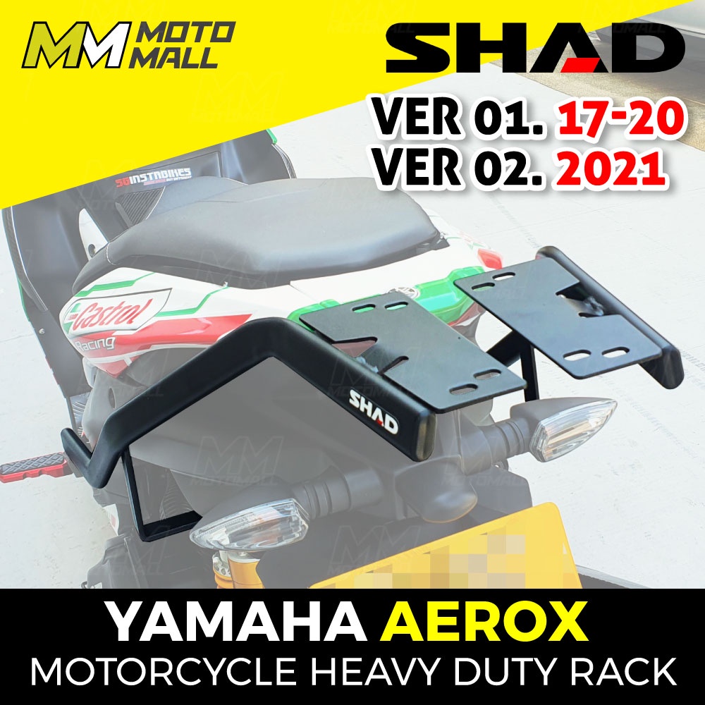 [SHAD] YAMAHA AEROX rack / bracket for motorcycle top box / AEROX 2017 ...
