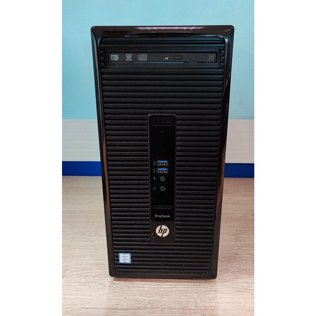 HP ProDesk 400 G3 Microtower PC + HP V223 21.5" LED Monitor (Bundled ...