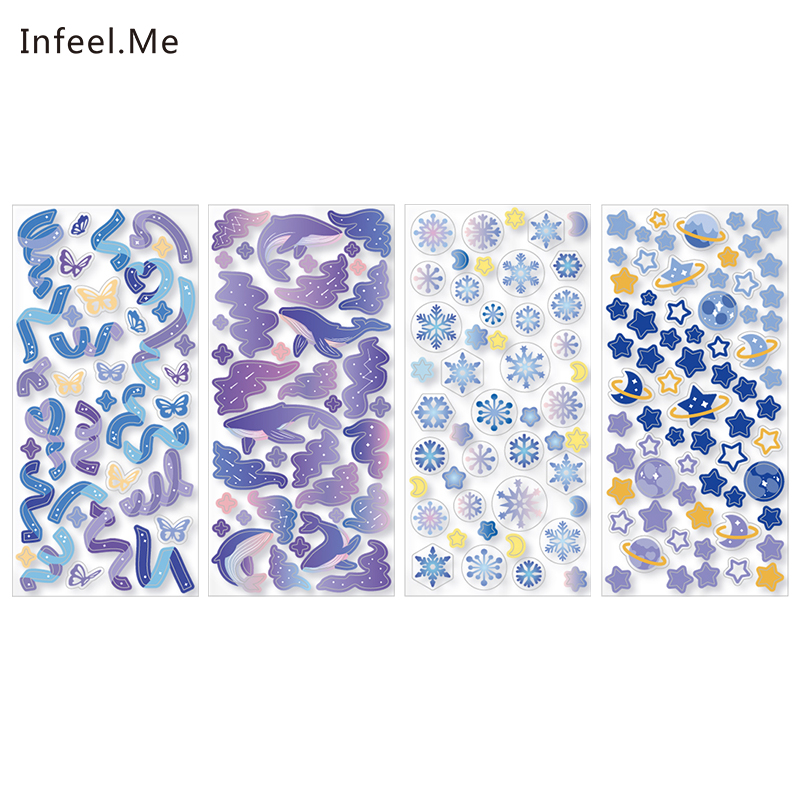 Infeel.Me 1 sheet PET Sticker Cute Creative Character DIY Scrapbooking ...