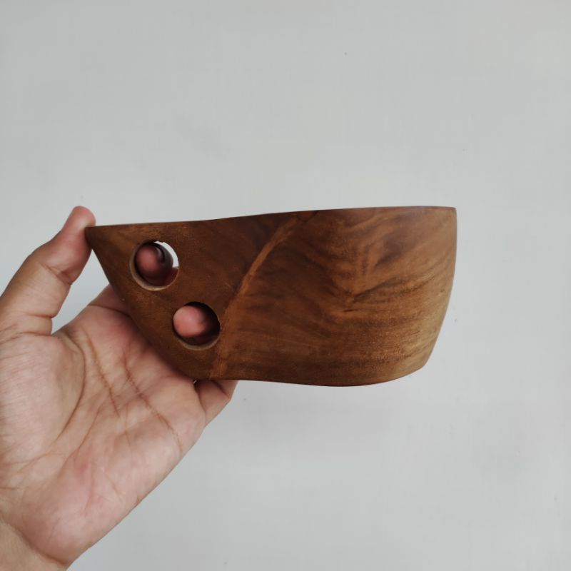 KAYU Aesthetic Wooden Kuksa Coffee Cup | Shopee Singapore