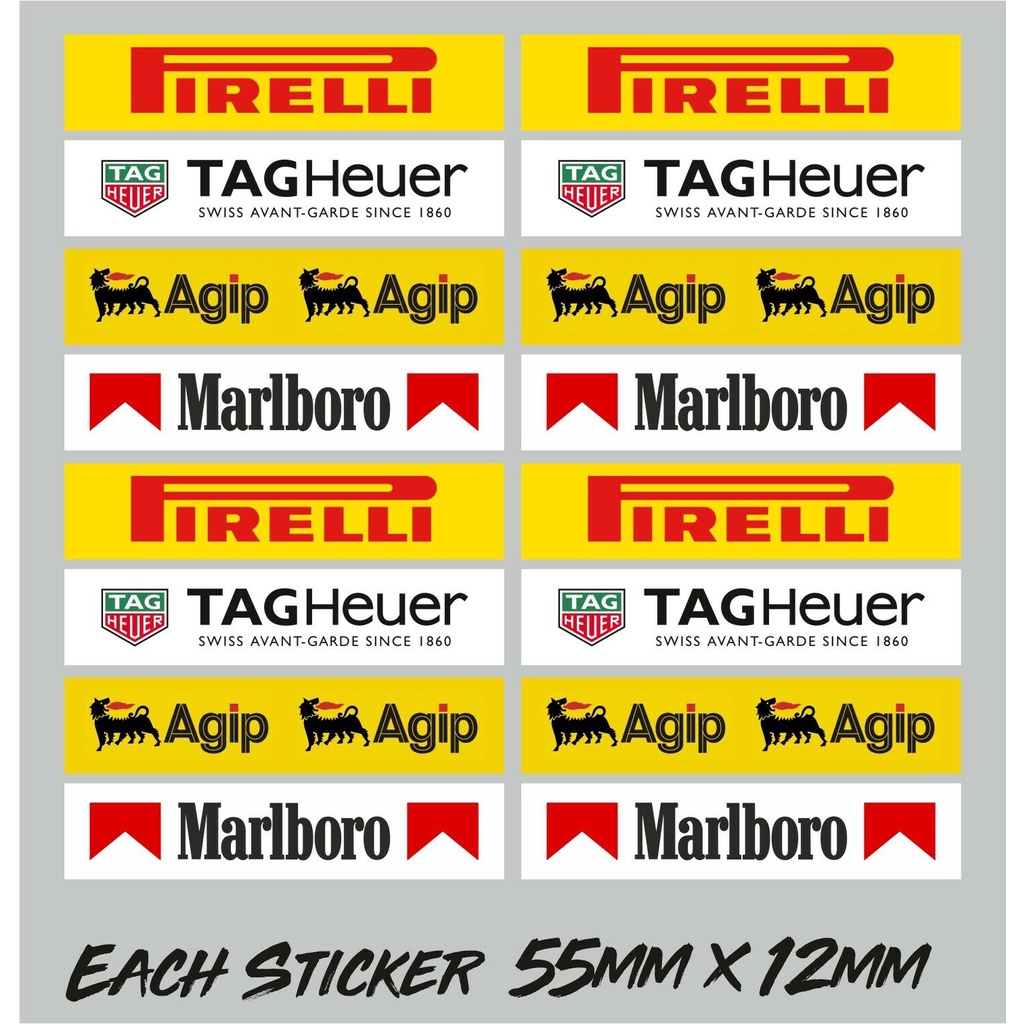 Scalextric 1/32 Track Building Barrier Slot Car Stickers Decals x 16 ...
