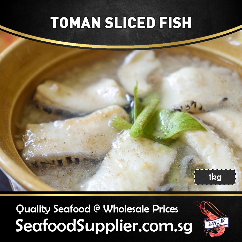 Toman Sliced Fish (1kg) (Savour Gourmet) | Shopee Singapore
